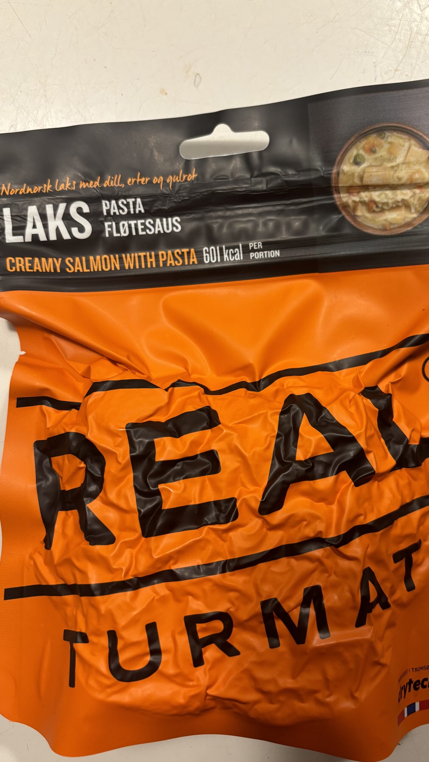 Anmeldelse: Real Turmat – Laks i Flødesovs - Outdoorhelte